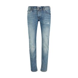 Tom Tailor Denim Herren Piers Slim Jeans, blau, Uni, Gr. 28/32