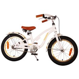 TPFSports Miracle Cruiser Kinderfahrrad - M&auml;dchen - 16 Zoll - R&uuml;cktritt + Handbremse - Wei&szlig;