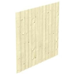 Skan Holz Seitenwand Deckelschalung 230 x 220 cm, Fichte, natur