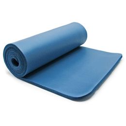 Yogamatte blau 185x80x1,5cm Turnmatte Gymnastikmatte Bodenmatte rutschfest extradick Sport - Luxtri