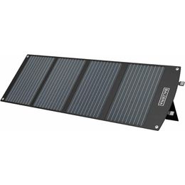 Solarboard 120W, Faltbares Solarpanel für Powerstations, Solarmodul für mobile Solargeneratoren mit dc, usb, 2 Ständer & Griff, Strom für Outdoor,