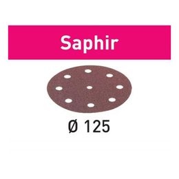 FESTOOL - Schleifscheibe stf D125/8 P80 SA/25 Saphir – 493127