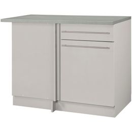Wiho-K&uuml;chen wiho K&uuml;chen Eckunterschrank &raquo;Chicago&laquo; 110 cm breit, f&uuml;r eine optimale Raumnutzung beige