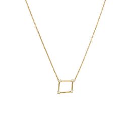 Shooting Star Necklace 18k Gold Plated - Libra