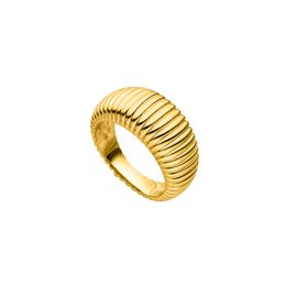 Paul Valentine Avenue Structure Ring 14K Gold Plated