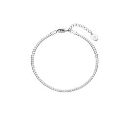 Paul Valentine Delicate Sleek Bracelet Silver