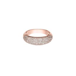 Paul Valentine Pavé Dome Ring Rose Gold