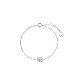 Paul Valentine Sparkle Oval Bracelet Silver