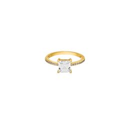 Paul Valentine Brilliant Quadra Ring 14K Gold Plated