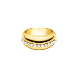 Paul Valentine Pearl Ring 14K Gold Plated