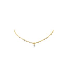 Paul Valentine Brilliant Necklace 14K Gold Plated