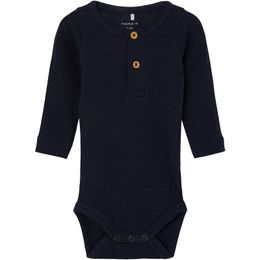 name it Langarmbody &raquo;NBMKAB LS BODY NOOS&laquo; Dark Sapphire 92 - N-Gr N-Gr 92 Langarmbody von name it f&uuml;r Jungen