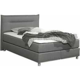 Maintal Boxspringbett inkl. Topper grau