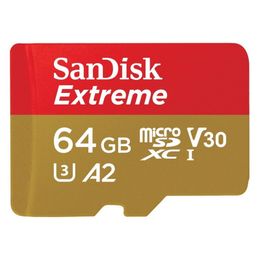 Sandisk microSDXC Extreme 64GB (R170 MB/s) Mobile Gaming + 1 Jahr RescuePRO Deluxe