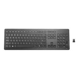 HP Wireless Premium Tastatur kabellos schwarz