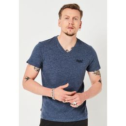 Superdry V-Shirt »VINTAGE LOGO EMB VEE« navy marl XL (50) XL (50) Mit Markenstickerei