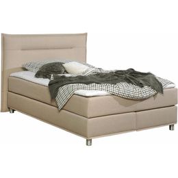 Maintal Boxspringbett inkl. Topper beige