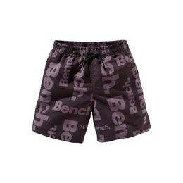 Bench. Badeshorts mit allover Logodruck schwarz 110/116 - N-Gr N-Gr 110/116 Logodruck allover