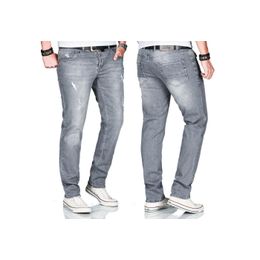 Alessandro Salvarini Straight-Jeans ASCatania mit used look Effekt und mit 2% Elasthan