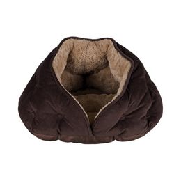 Trixie Schlafhöhle Kuschelhöhle Malu braun/hellbraun für kleine Hunde