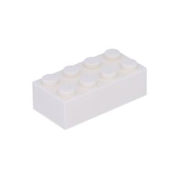 Lego® Spielbausteine brick 2x4 weiß