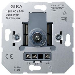 GIRA Abdeckrahmen GIRA Dimmer-Einsatz 118100