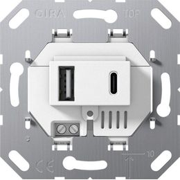 GIRA Abdeckrahmen GIRA USB-Spannungsversorgung 2f 234900