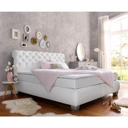Hapo Boxspringbett weiß