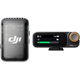 DJI Mikrofon Mic 2 (1 Sender + 1 Empfänger), schwarz