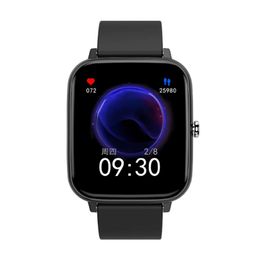 TPFNet Smart Watch / Fitness Tracker IP67 - Silikon Armband - Android & IOS - Grün