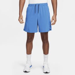 Nike Unlimited vielseitige Dri-FIT Herrenshorts ohne Futter (ca. 18 cm) - Blau