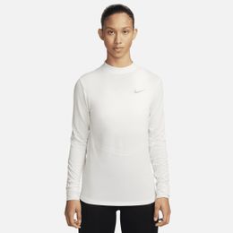 Nike Swift Dri-FIT Longsleeve-Laufshirt mit Stehkragen für Damen - Weiß