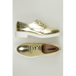 Zara Damen Halbschuh, gold