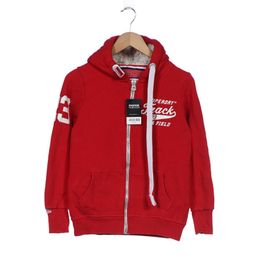 Superdry Damen Kapuzenpullover, rot