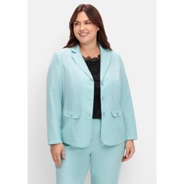 sheego Große Größen: Blazer in klassischer Form, mint, Gr.46