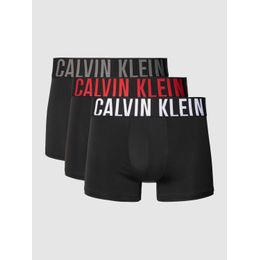 Calvin Klein Underwear Trunks mit elastischem Logo-Bund im 3er-Pack
