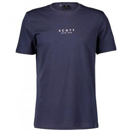 Scott - Typo S/S - T-Shirt Gr L blau