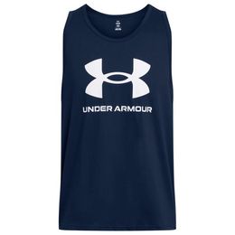 Under Armour - Sportstyle Logo Tank - Tank Top Gr S - Regular blau