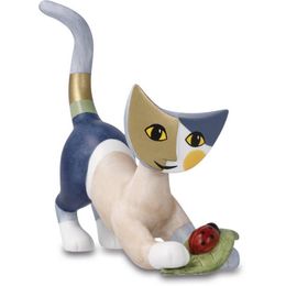 Goebel Sammelfigur Figur Rosina Wachtmeister - "Felice" (1 St), Katze, blau|bunt