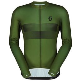 Scott - RC Team 10 L/S - Radtrikot Gr S oliv