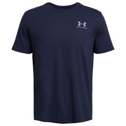 Under Armour - Sportstyle Left Chest S/S - Funktionsshirt Gr 3XL - Regular blau