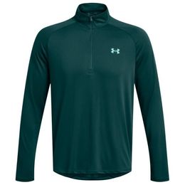 Under Armour - UA Tech 1/2 Zip - Funktionsshirt Gr M - Regular grün/blau