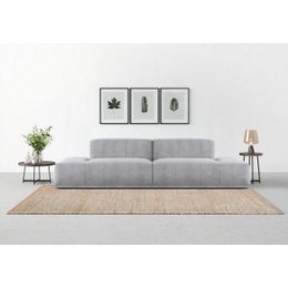 Trendmanufaktur Big-Sofa Braga, in moderner Optik, mit hochwertigem Kaltschaum, grau