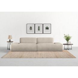 Trendmanufaktur Big-Sofa Braga, in moderner Optik, mit hochwertigem Kaltschaum, grau