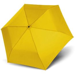 Doppler® Taschenregenschirm Zero 99 uni, Shiny Yellow, gelb