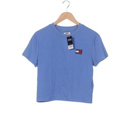 Tommy Jeans Damen T-Shirt, blau, Gr. 36