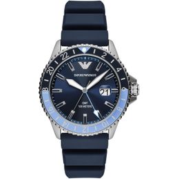 Quarzuhr Emporio Armani Armbanduhren blau Herren Hochzeitsmode