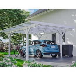 Skan Holz Einzelcarport SKANHOLZ "Odenwald" Carports Gr. H: 220 cm, weiß Carports