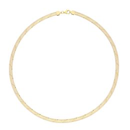 Collier Vivance "glamorous elegance" Halsketten Gr. Gelbgold 375, gelb (gelbgold 375> <) Damen Colliers