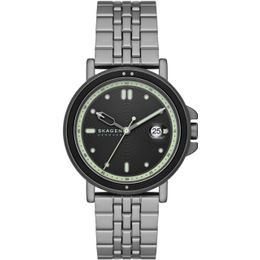 Quarzuhr Skagen "SIGNATUR SPORT" Armbanduhren grau Herren Quarzuhren